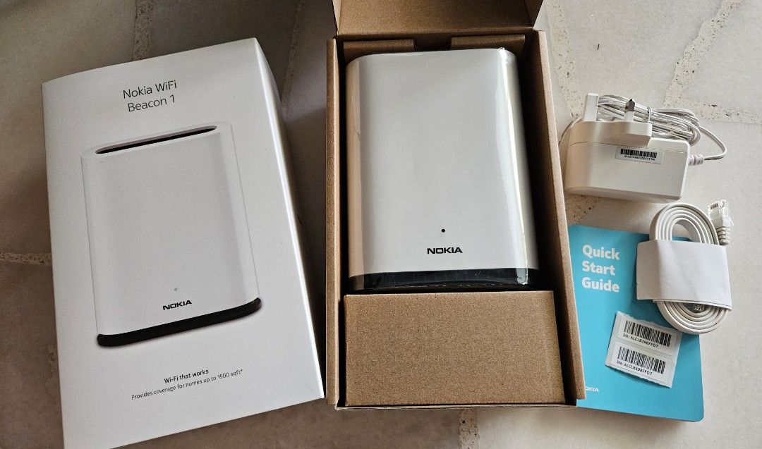 Nokia WiFi Beacon 1 mesh router (3 sets), Computers & Tech, Parts ...