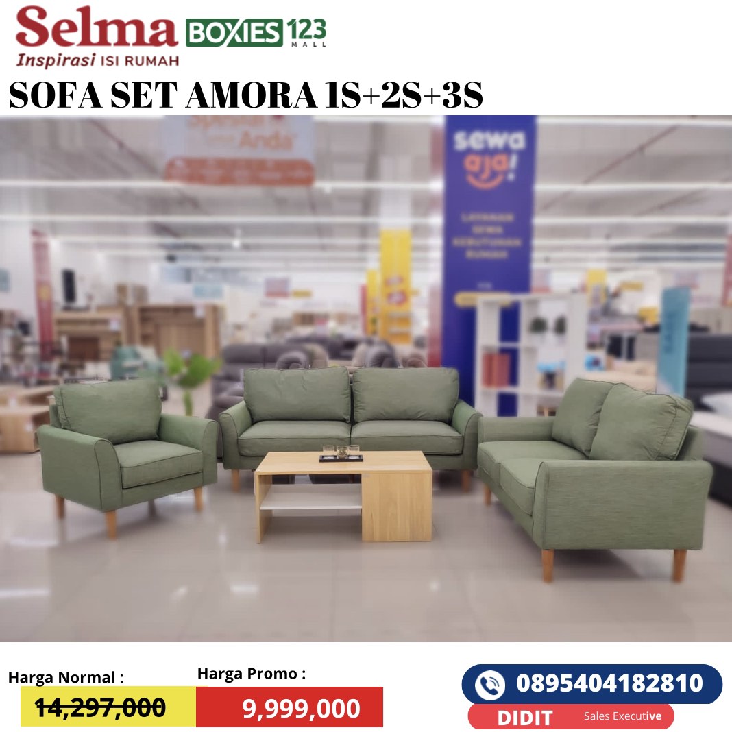 OBRAL SOFA SET BAHAN KAIN BISA CICILAN, Perabotan Rumah di Carousell