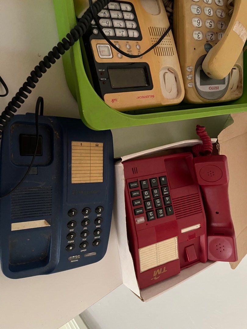 Old Telephones telefon lama bundle, Computers & Tech, Parts ...