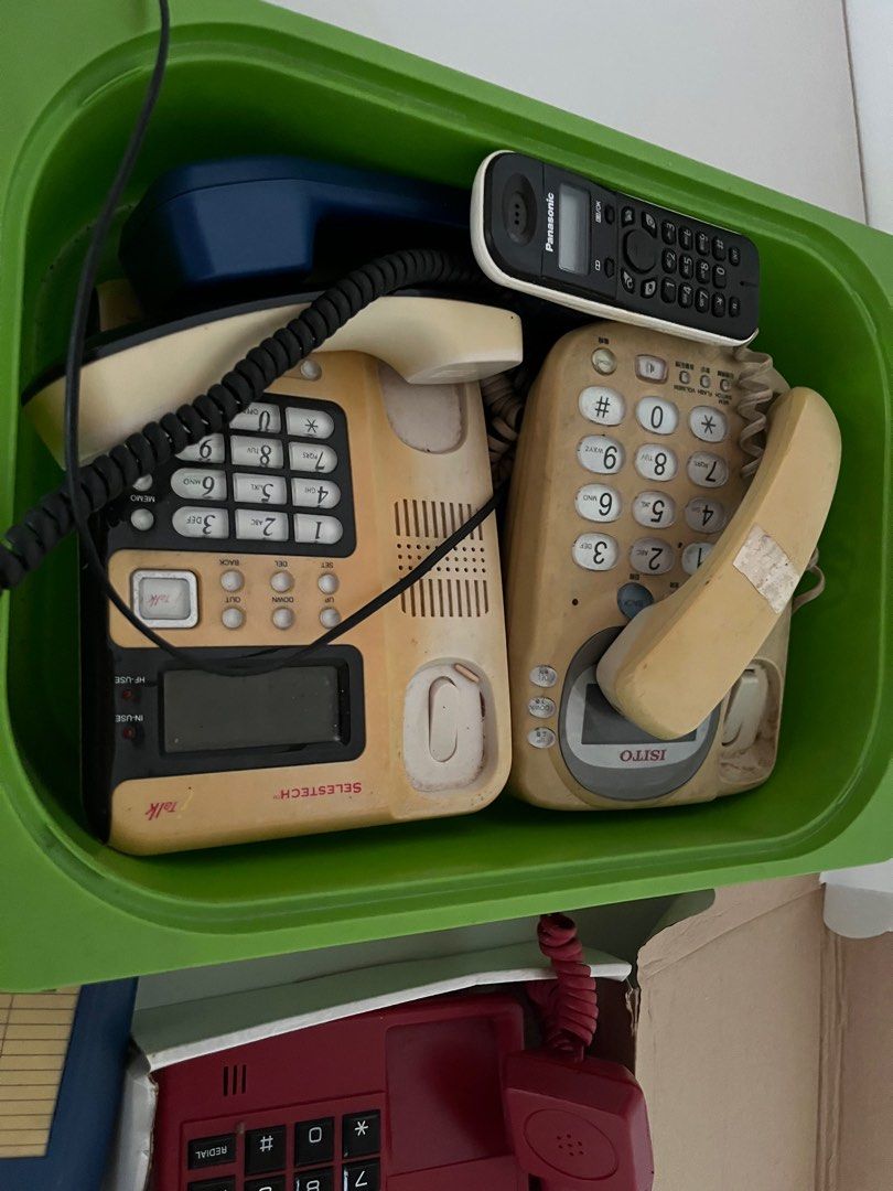 Old Telephones telefon lama bundle, Computers & Tech, Parts ...