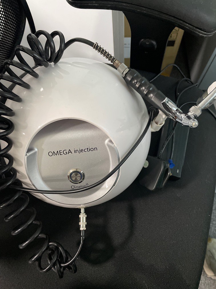 Omega injector spray- u will knw it if u used it before so dont come ...