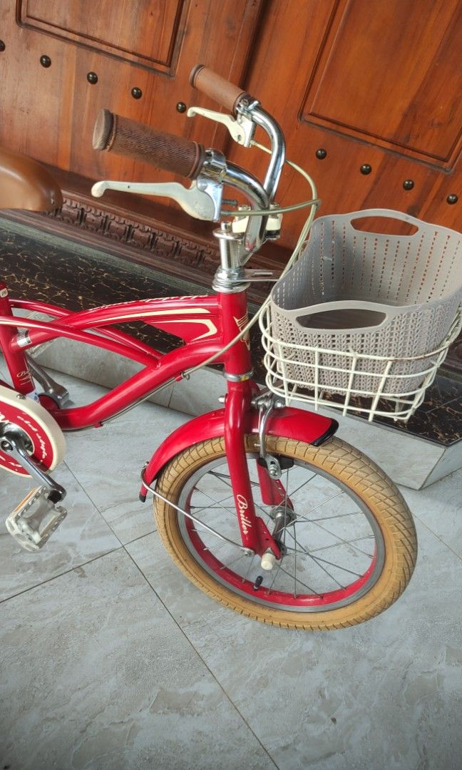 ORIGINAL! ASAHI BRILLER ENFANT KIDS BIKE 16 INCH SEPEDA ANAK NOT IIMO LONDON TAXI STRIDER ...