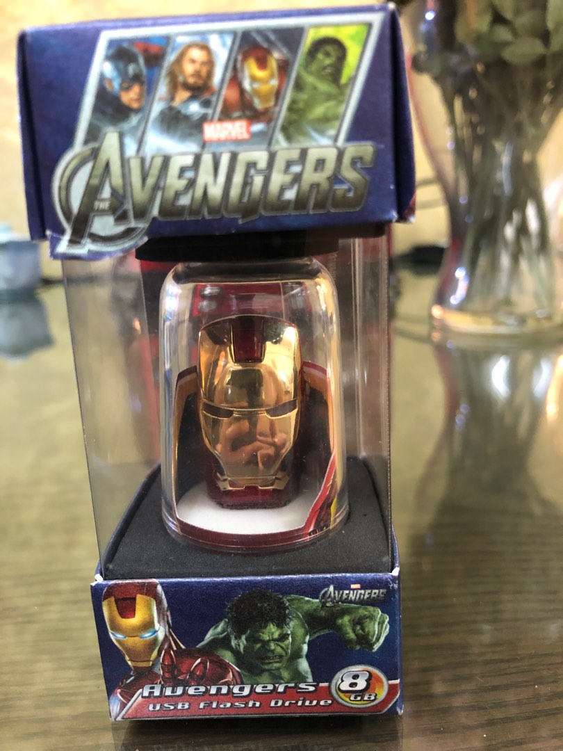 Original Marvel Avengers Ironman usb pendrive 8gb, Computers & Tech ...