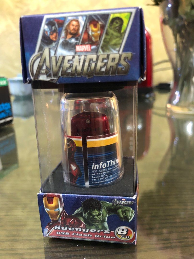 Original Marvel Avengers Ironman usb pendrive 8gb, Computers & Tech ...