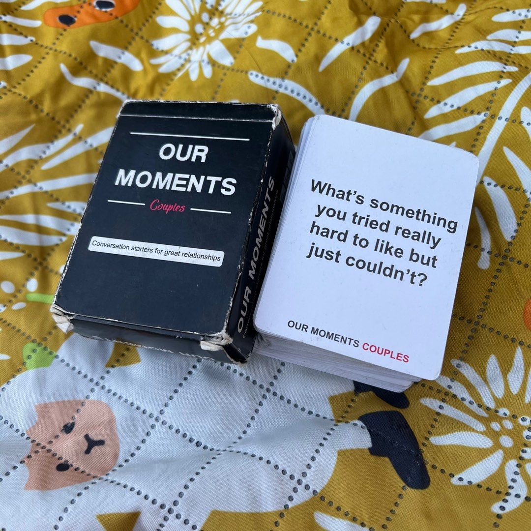 Our Moments Couples 100 Thought Provoking Conversation Starters, Hobbies & Toys, Toys & Games on ...