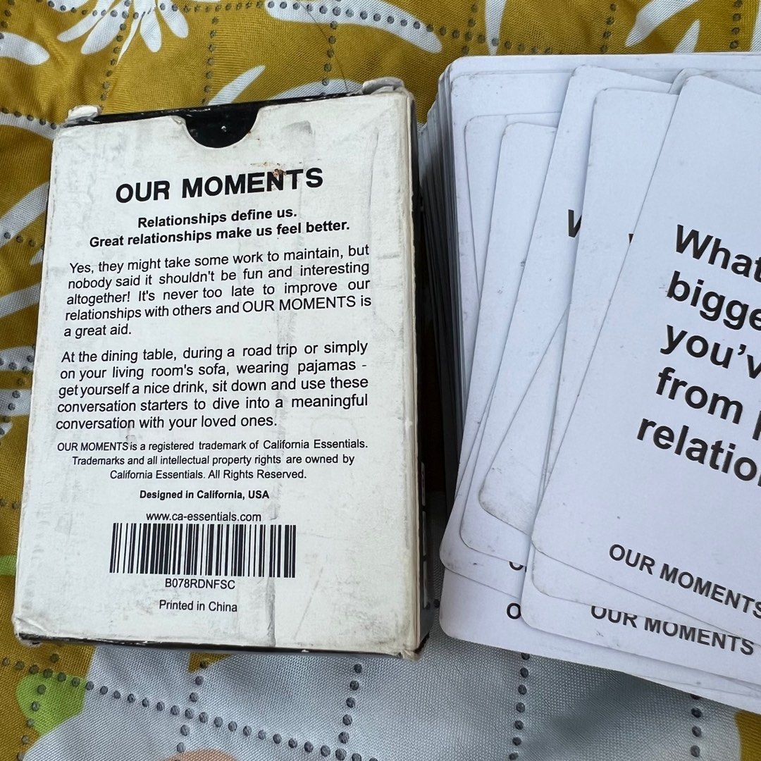Our Moments Couples 100 Thought Provoking Conversation Starters ...