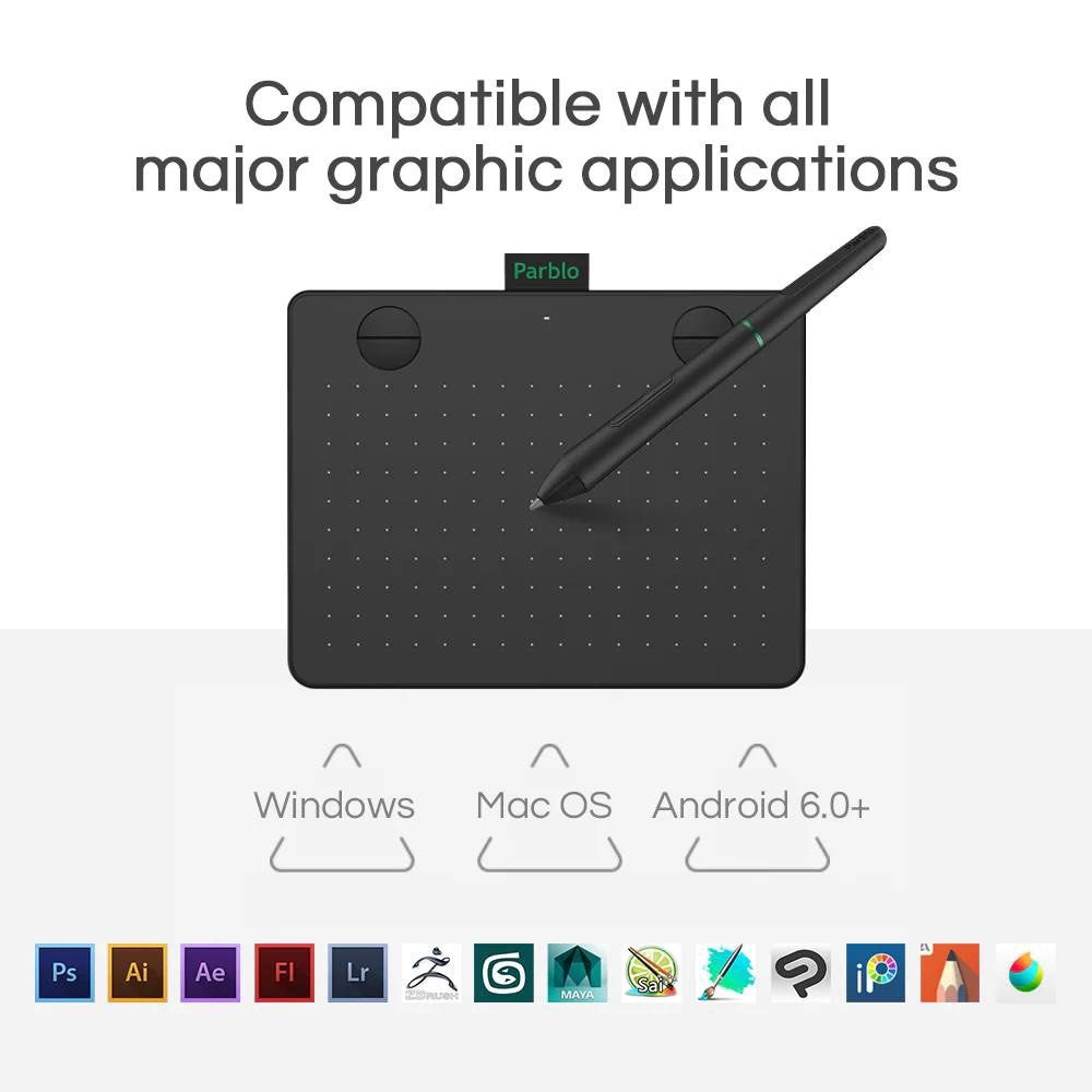 Parblo a640 drawing tablet, Computers & Tech, Laptops & Notebooks on ...