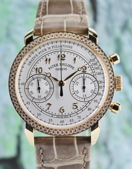 Patek Philippe Manual Winding Chronograph In 18K Rose Gold / 7150R/250R ...