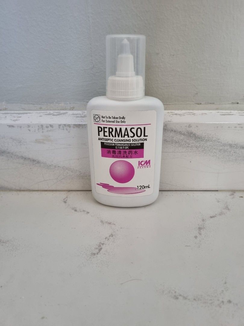 Permasol Antiseptic Cleaning Solution, Health & Nutrition, Medical ...