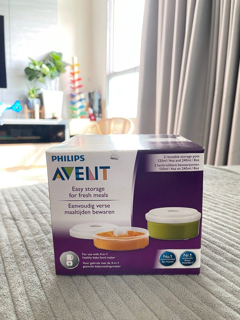 Philips Avent Fresh food storage pots, Babies & Kids, Nursing & Feeding ...