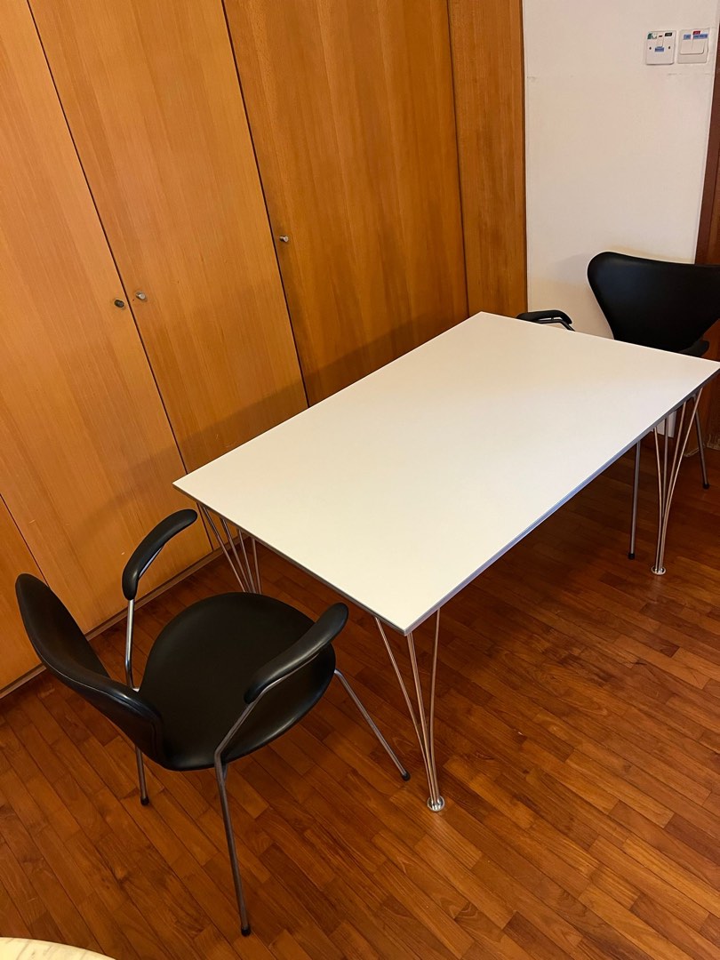 Fritz Hansen / Piet Hein/Bruno Mathsson/ Arne Jacobsen Dinning Table ...