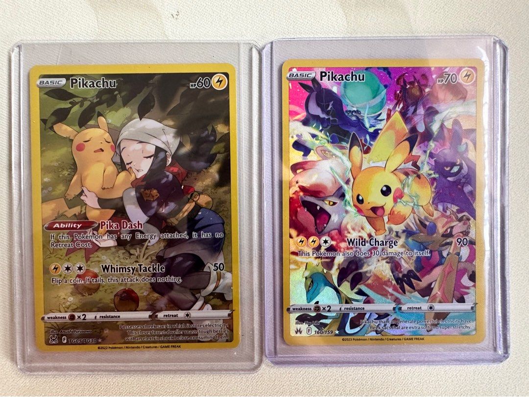 Pikachu #160 Crown Zenith, Hobbies & Toys, Memorabilia & Collectibles ...