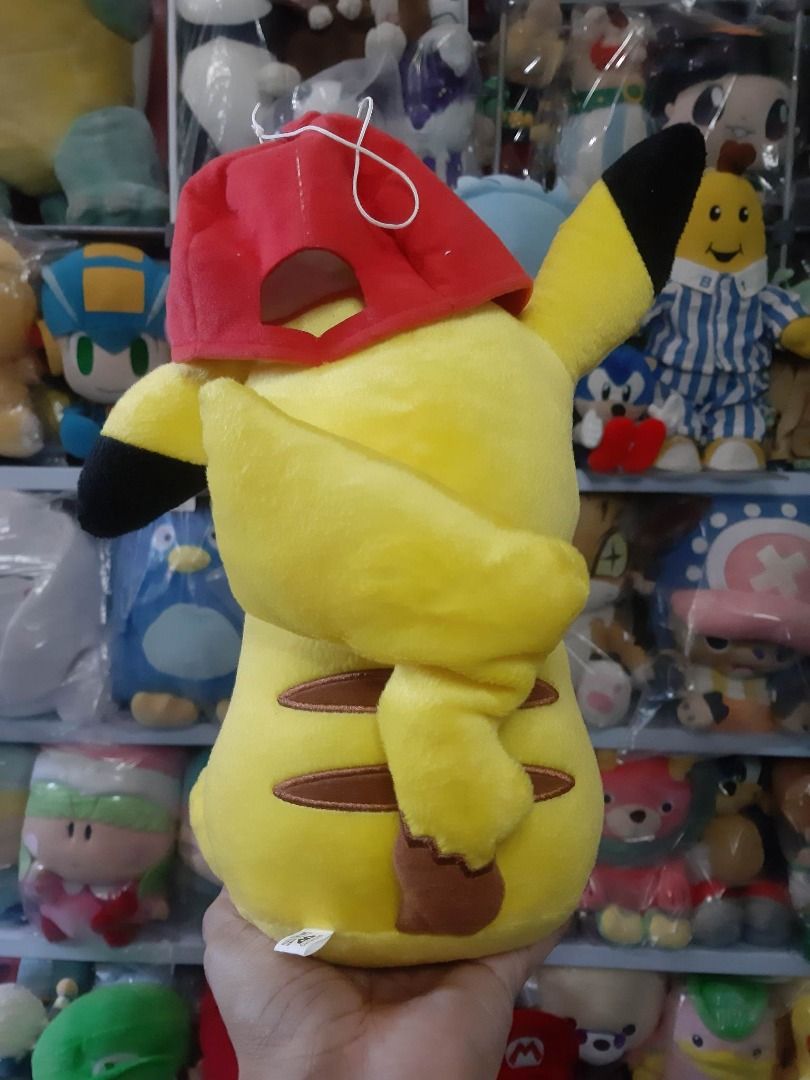 Pikachu in Ash Ketchum Hat Pokemon Plush Toy (Banpresto), Hobbies ...