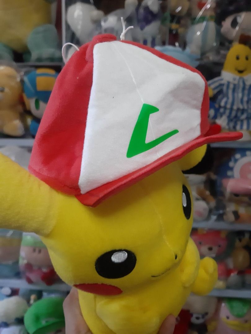 Pikachu in Ash Ketchum Hat Pokemon Plush Toy (Banpresto), Hobbies ...