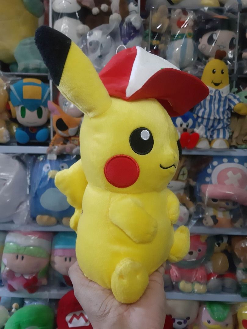 Pikachu in Ash Ketchum Hat Pokemon Plush Toy (Banpresto), Hobbies ...
