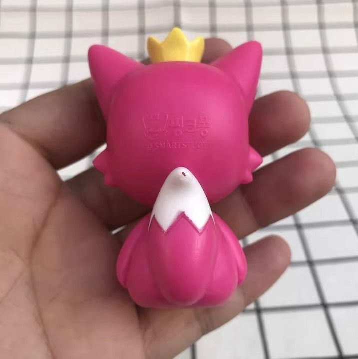 Pinkfong / Pink Fong / Pink Fox Figurine / Cake Topper, Hobbies & Toys ...