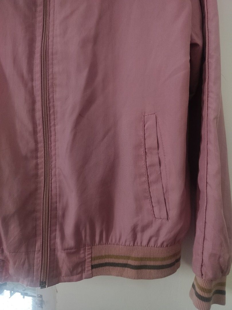 pink polo jacket pastel nylon jacket, Women's Fashion, Coats, Jackets ...