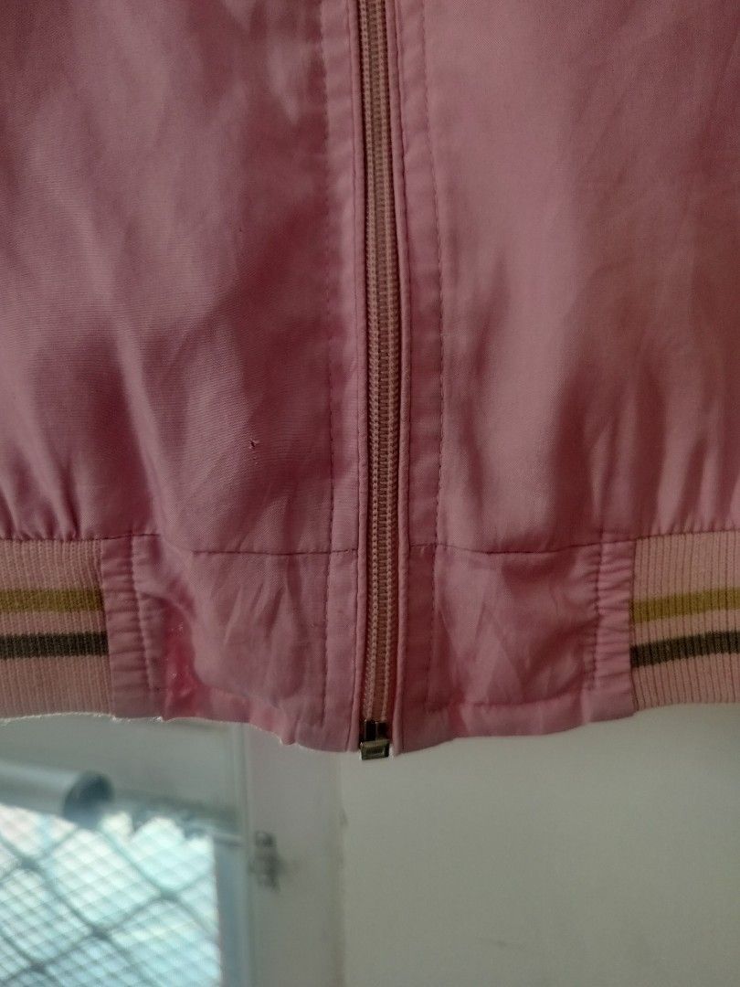 pink polo jacket pastel nylon jacket, Women's Fashion, Coats, Jackets ...