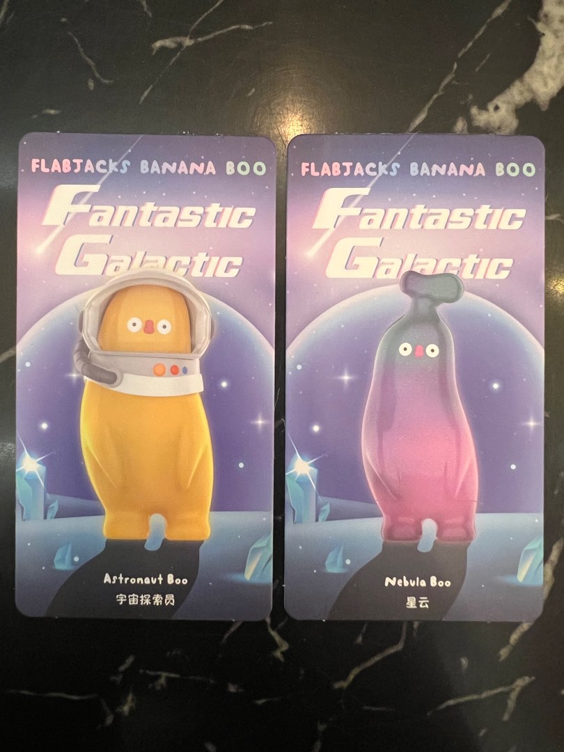 Popmart Flabjacks Banana Boo Astronaut And Nebula., Hobbies & Toys ...