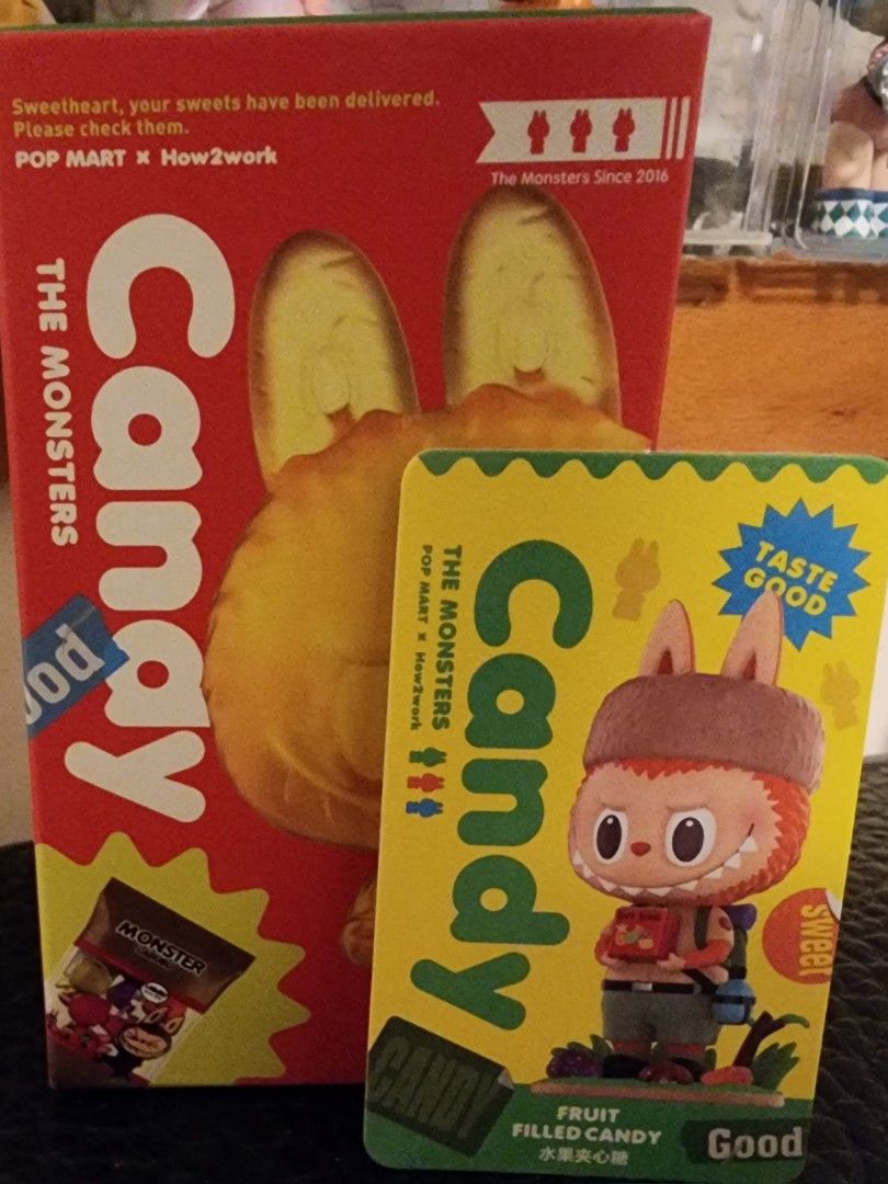 popmart labubu candy 復古甜蜜系列, 興趣及遊戲, 玩具 & 遊戲類 - Carousell
