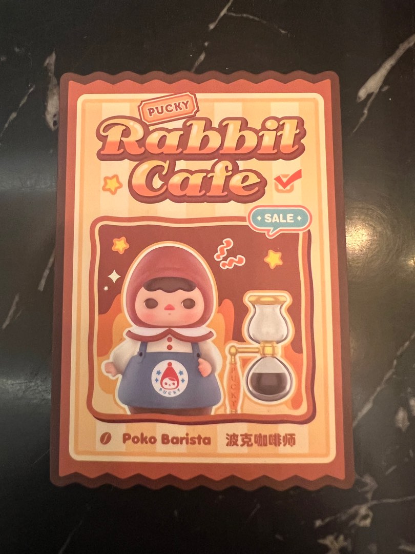 Popmart Pucky Rabbit Cafe Series., Hobbies & Toys, Toys & Games on ...