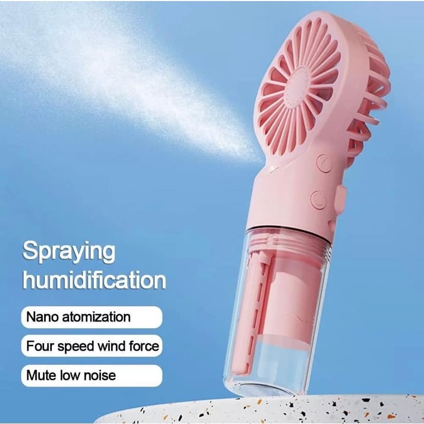 Portable Fan with Nano Mist on Carousell