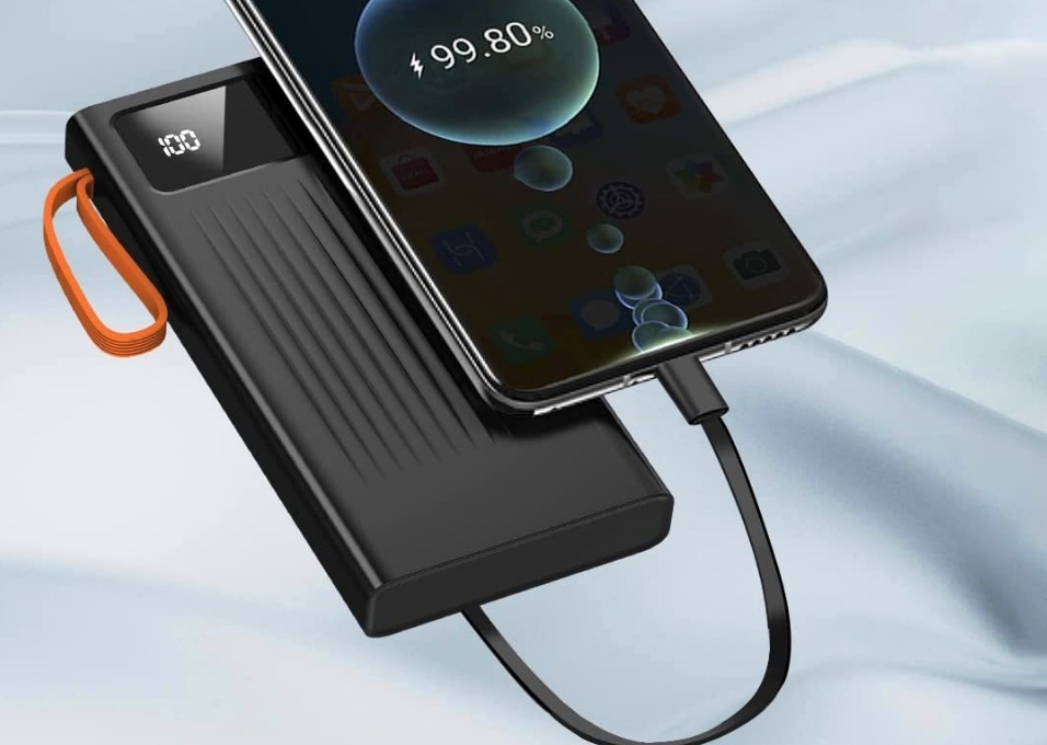 Power Bank with Built in Cables, 66W QC3.0 Fast Charging 20000mAh ...