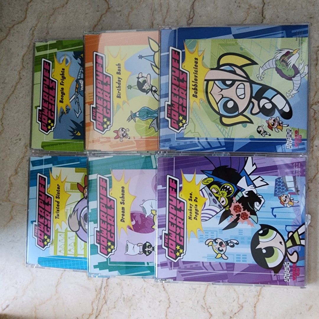 Powerpuff girls cds, Hobbies & Toys, Music & Media, CDs & DVDs on Carousell