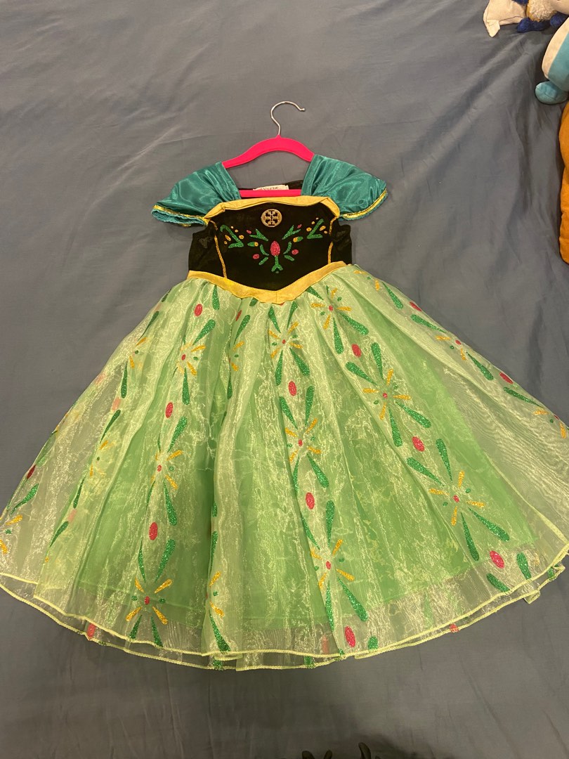 Princess Anna Costume 100cm, Babies & Kids, Babies & Kids Fashion on ...