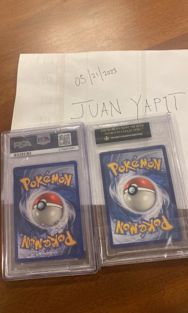 PSA 9 & BGS BLACK LABEL 10 CHARIZARD on Carousell