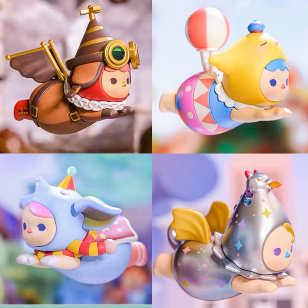 PUCKY FLYING BABIES POPMART / FULL SET / SINGLE BLIND BOX / ABLE TO ...
