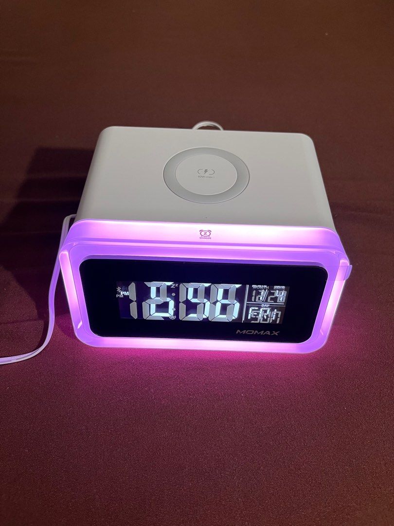 Q.CLOCK2 Digital Clock with Wireless Charger, Audio, Other Audio ...