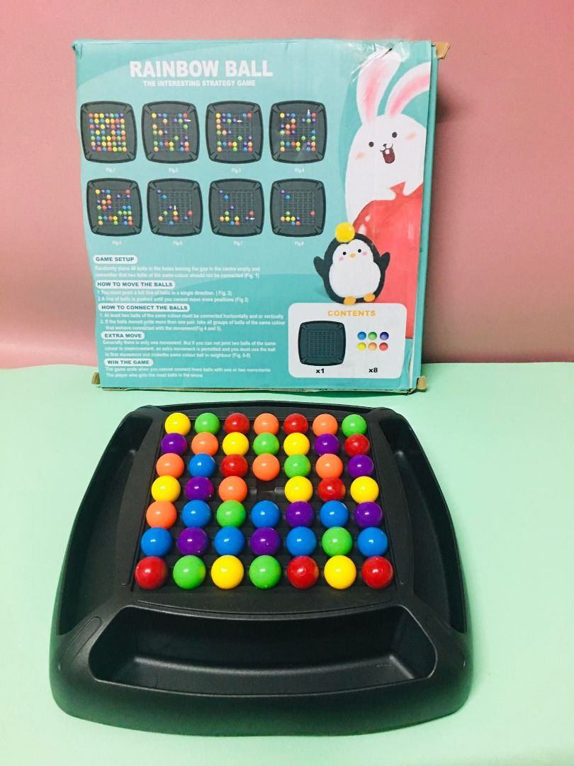 Rainbow Ball Strategy Game on Carousell