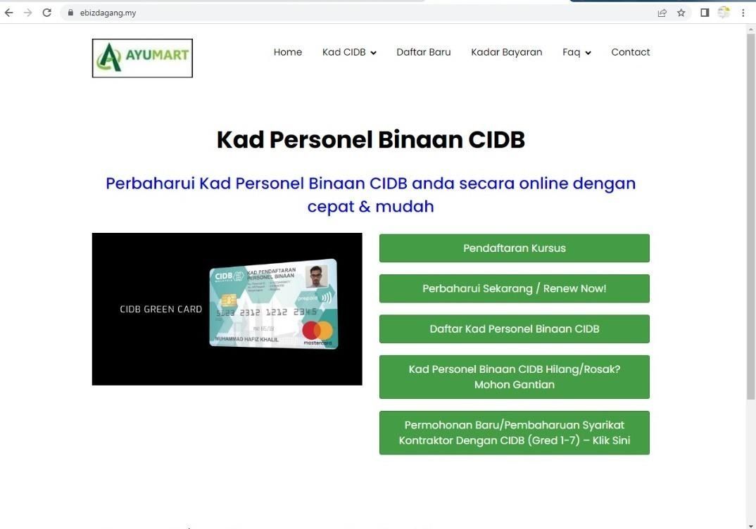 Renew cidb kad hijau, Services, Others on Carousell