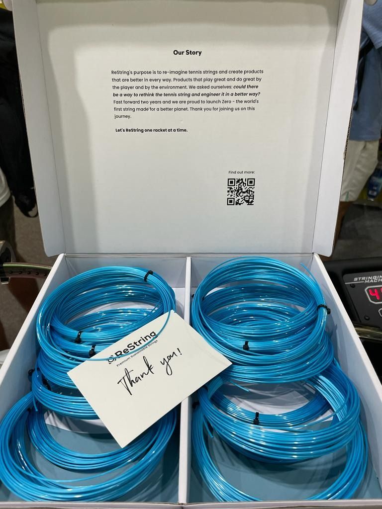 Restring Zero Tennis Strings, Sports Equipment, Sports & Games, Racket ...