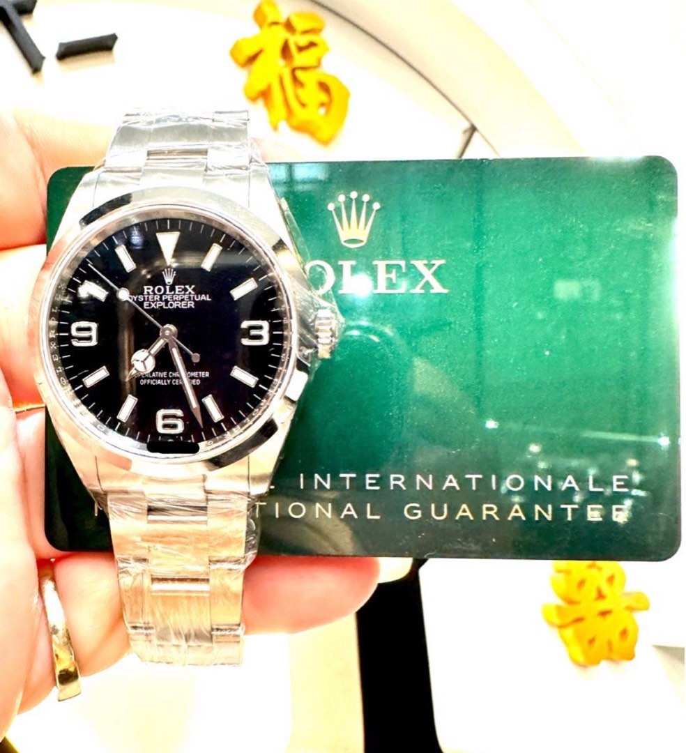 Rolex 124270 explorer I, Luxury, Watches on Carousell