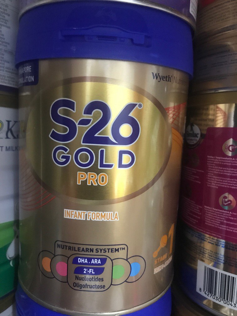 S26 gold pro Wyeth 900g stage 1 (0-6 months), Babies & Kids, Nursing & Feeding, Weaning ...