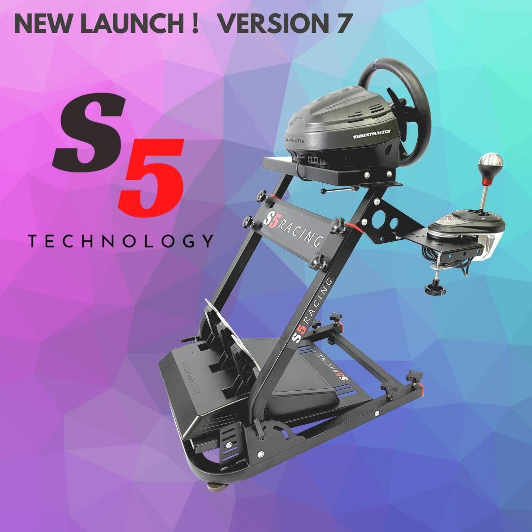 S5 Technology sim racing wheel stand, Video Gaming, Gaming Accessories, Controllers on Carousell