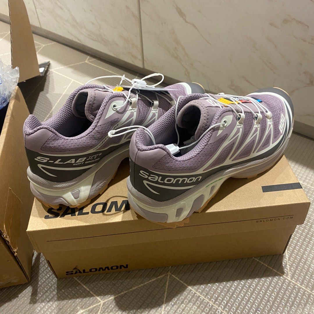 (BNIB) Salomon XT-6 Sneaker (Quail, Plum Kitten & Vanilla Ice) Size UK6, Luxury, Sneakers ...