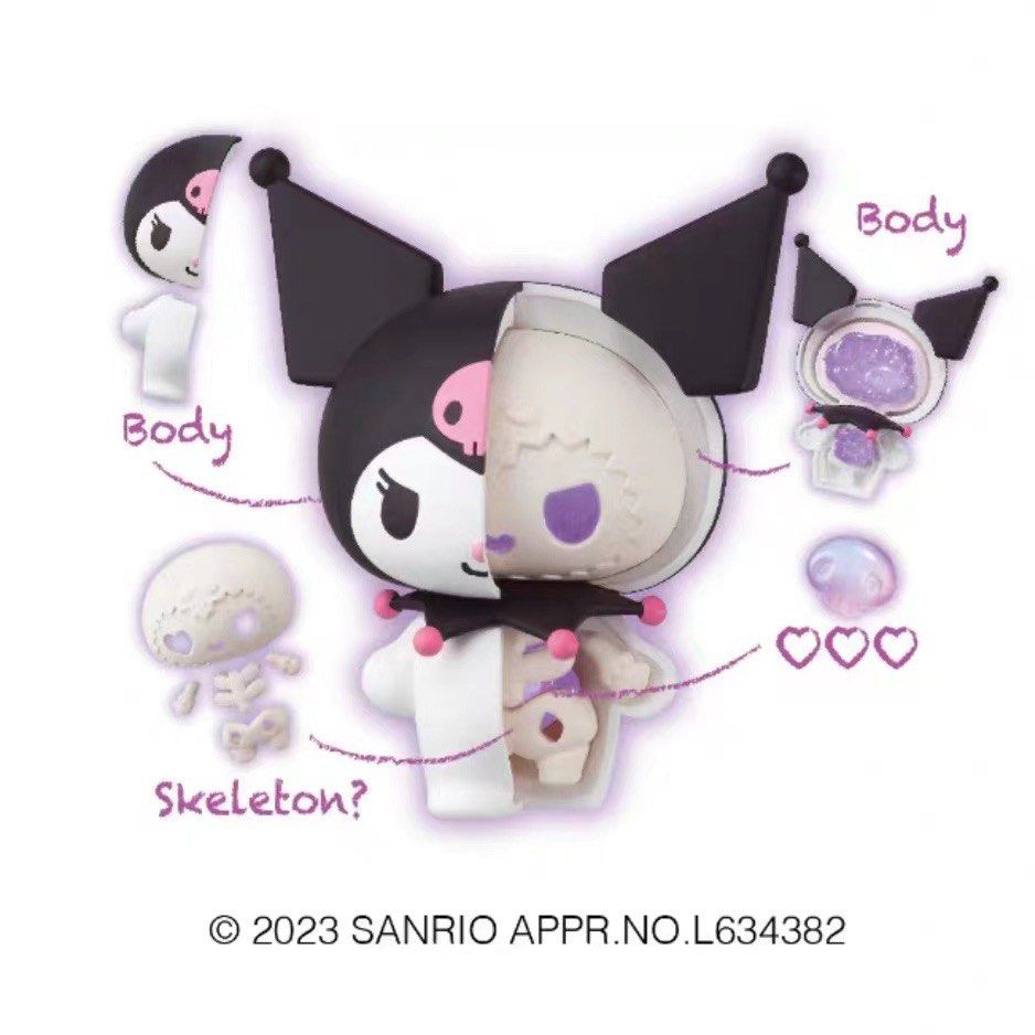 SANRIO DISSECTED BODY KUROMI POMPOMPURIN CINAMONROLL MY MELODY / japan ...