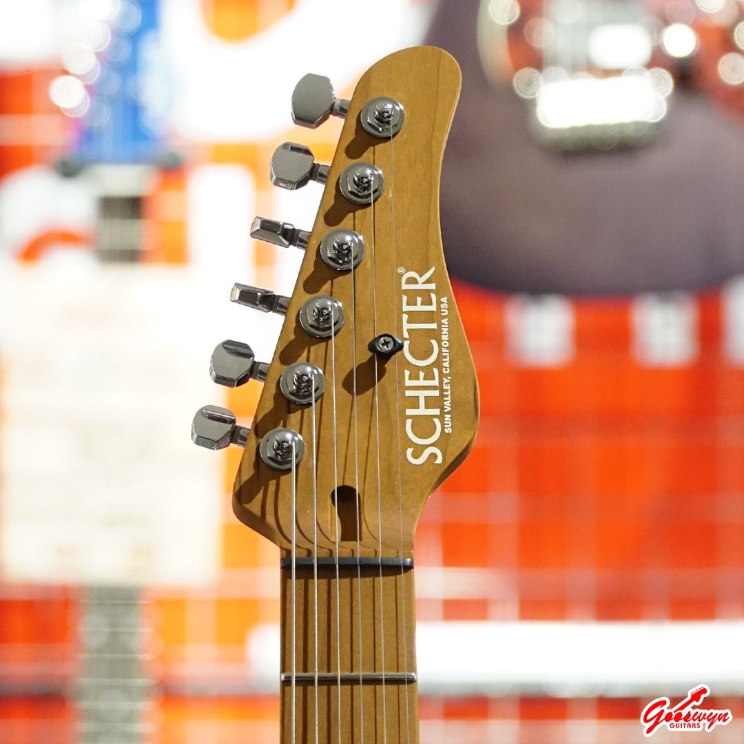 Schecter Usa Custom Shop Traditional HSS Vintage Gold, Hobbies & Toys ...