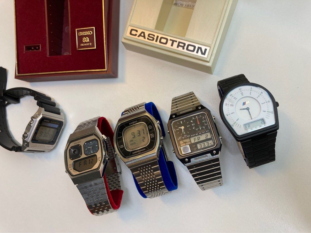 Seiko H239 Casiotron Citizen 8981 Swiss Msport Casio DW2000, Men's ...