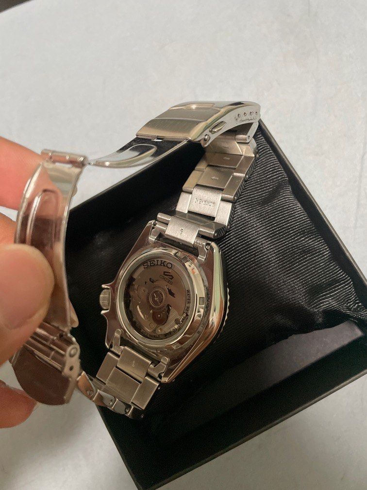 Seiko Rolex Submariner Batman Customised, Men's Fashion, Watches ...