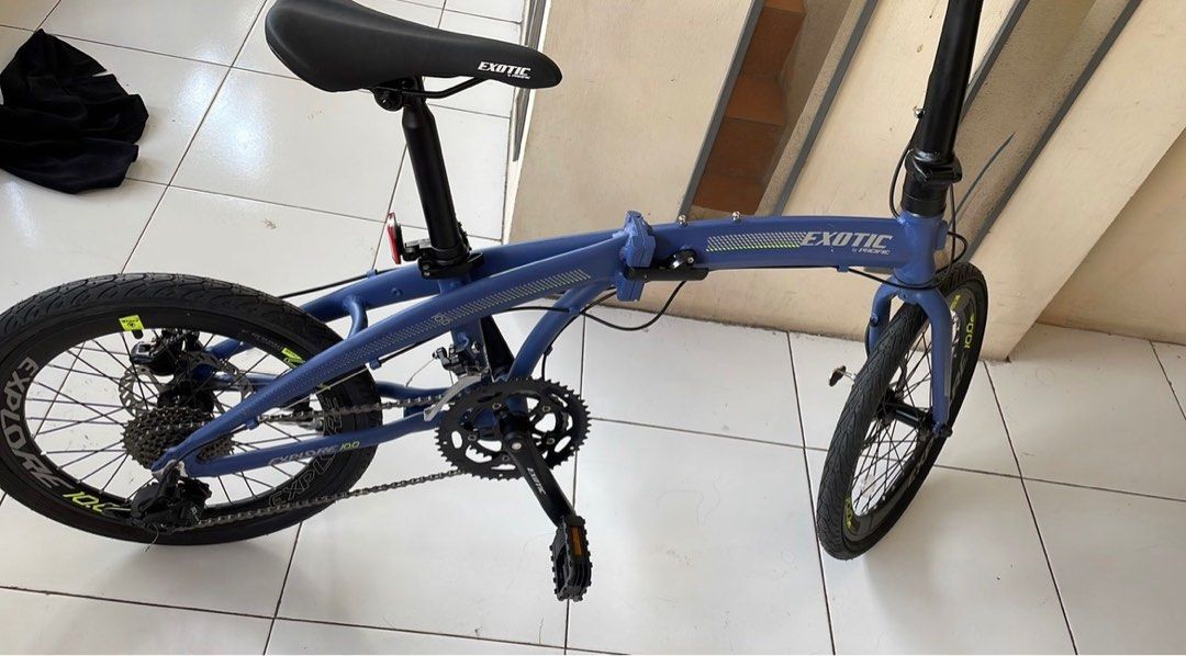 Sepeda lipat Exotic Explore 10 Alloy. 20 inch. Speed 2x10. Rem Hydrolik ...