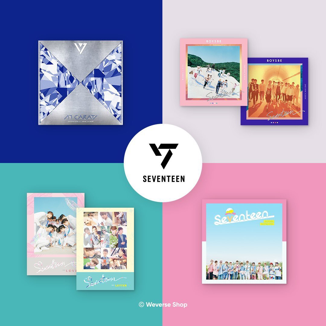 SEVENTEEN ALBUMS (REISSUE), Hobbies & Toys, Memorabilia & Collectibles ...