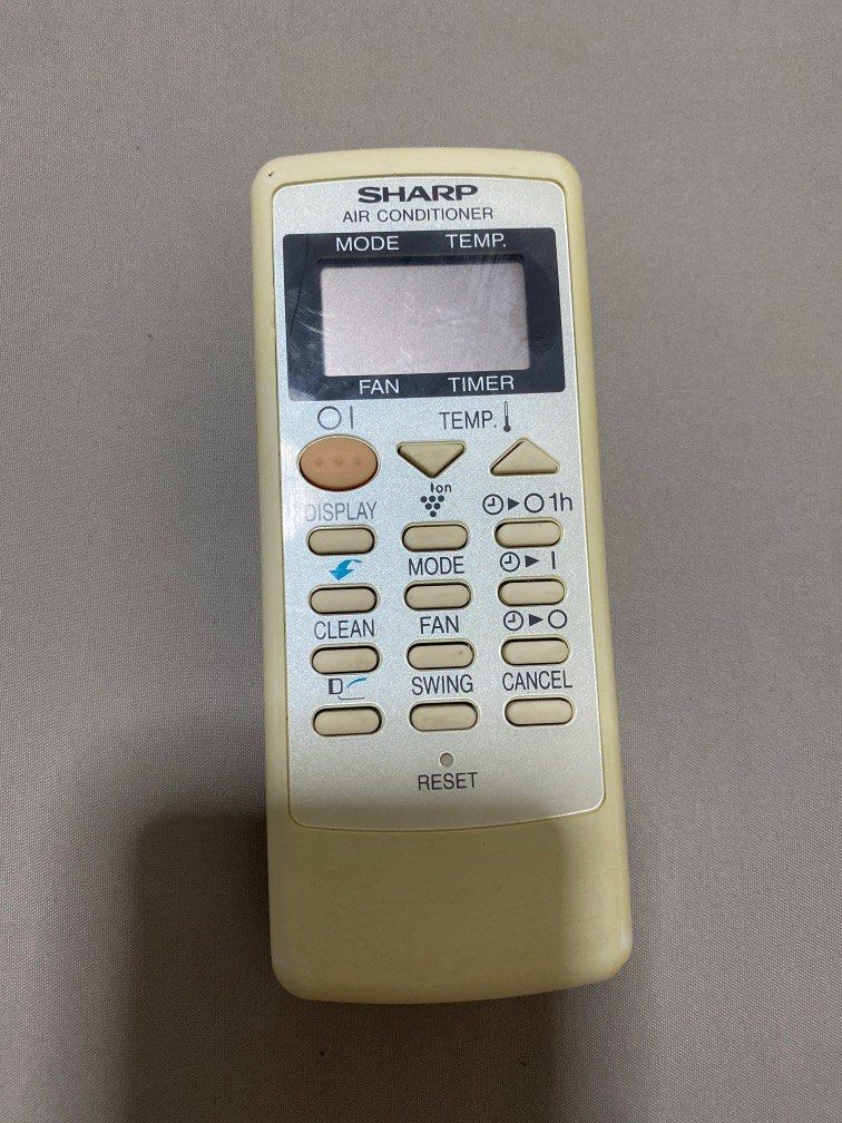 SHARP Aircon Remote, TV & Home Appliances, Air Conditioners & Heating ...