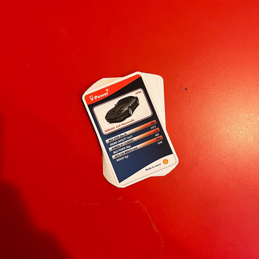 Shell V-Power Collectible Cards, Hobbies & Toys, Toys & Games on Carousell