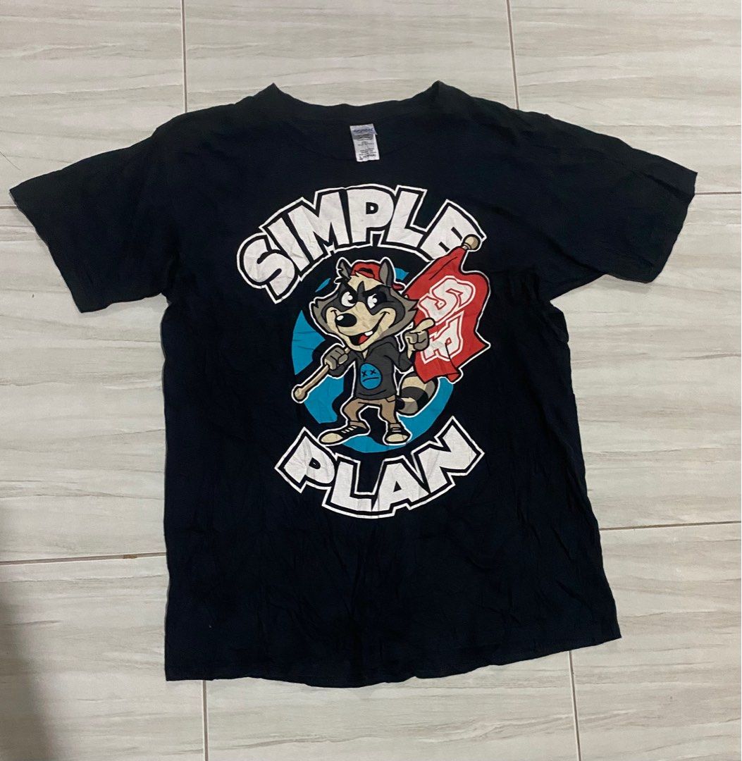 simple plan band tees, Men's Fashion, Tops & Sets, Tshirts & Polo ...
