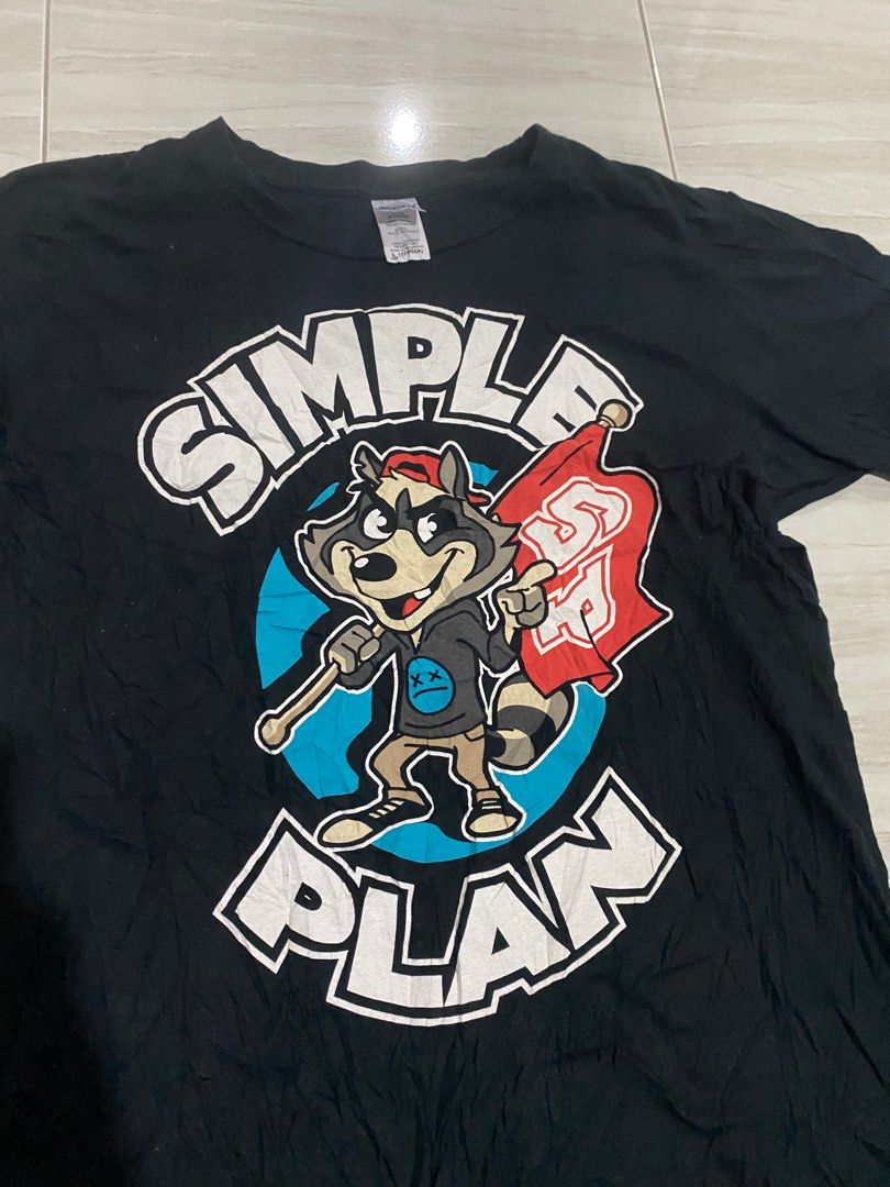 simple plan band tees, Men's Fashion, Tops & Sets, Tshirts & Polo ...
