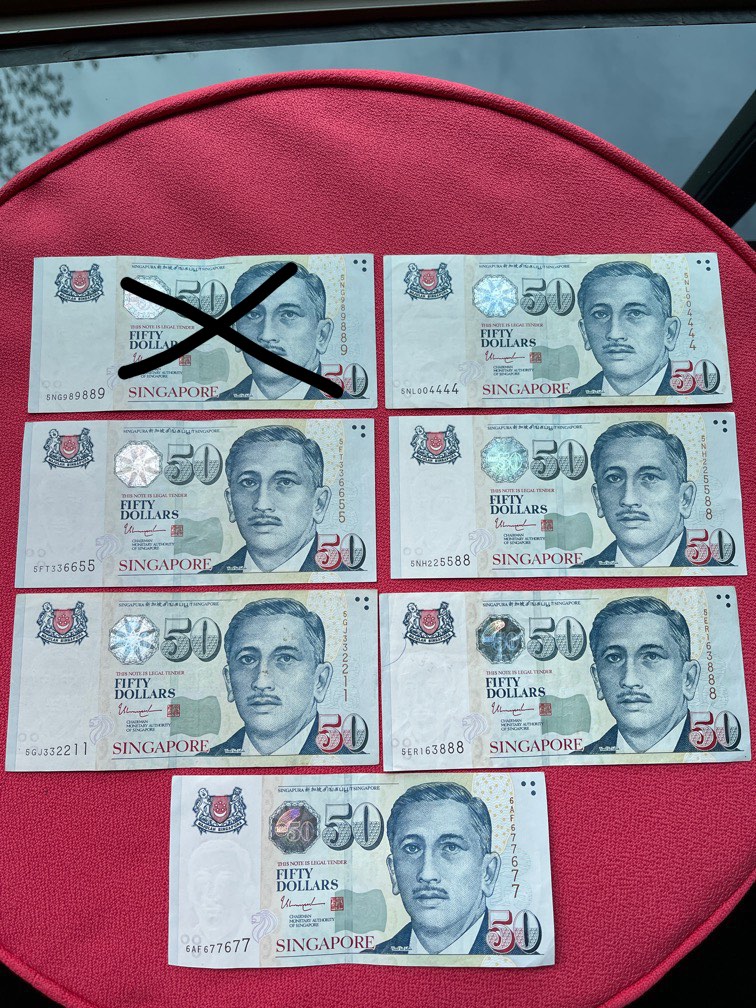 Singapore $50 note, Hobbies & Toys, Memorabilia & Collectibles, Currency on Carousell